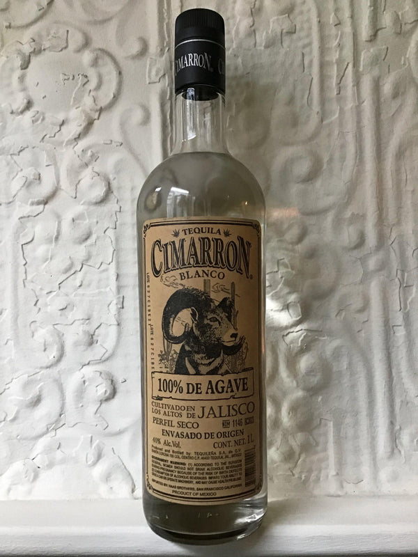Cimarron Blanco Tequila Liter (Jalisco, Mexico)